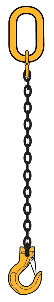 Single Leg Lifting Chain Slings - Premier Lifting and Safety Ltd